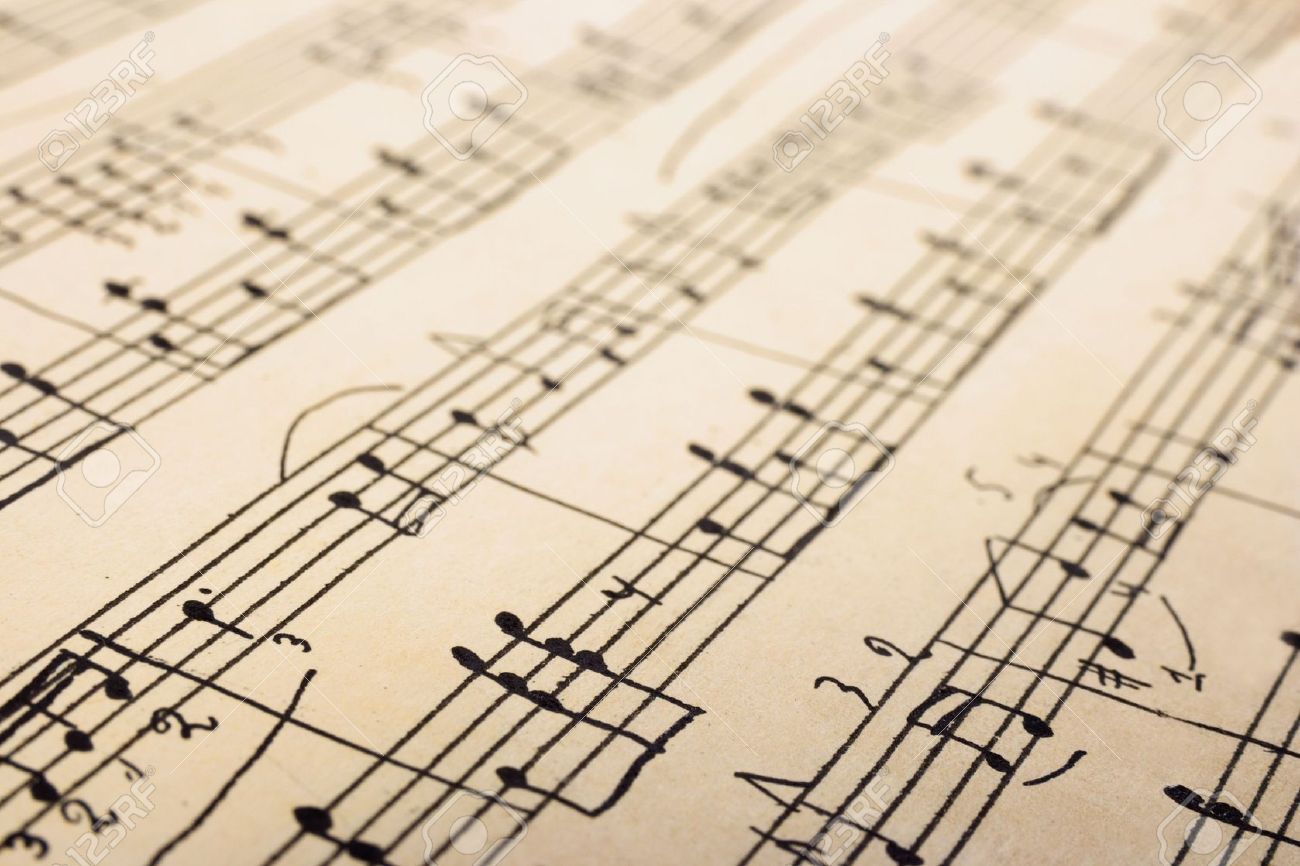 2181595 Retro Sheet Music Abstract Art Stock Photo Music Quality ...