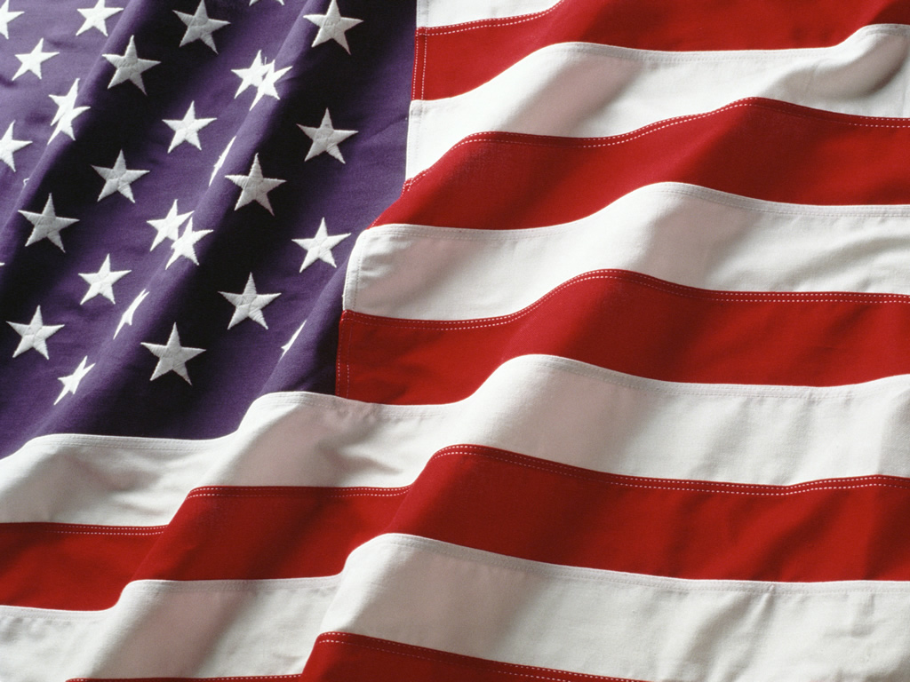 American Flag Frame Backgrounds for Powerpoint Templates - PPT Backgrounds