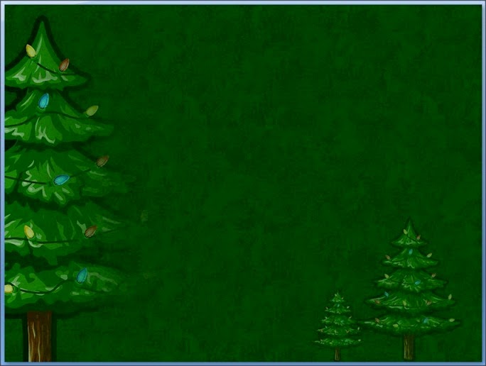 Animatedxmastree Simple Dark Green With Christmas Tree Slides ...