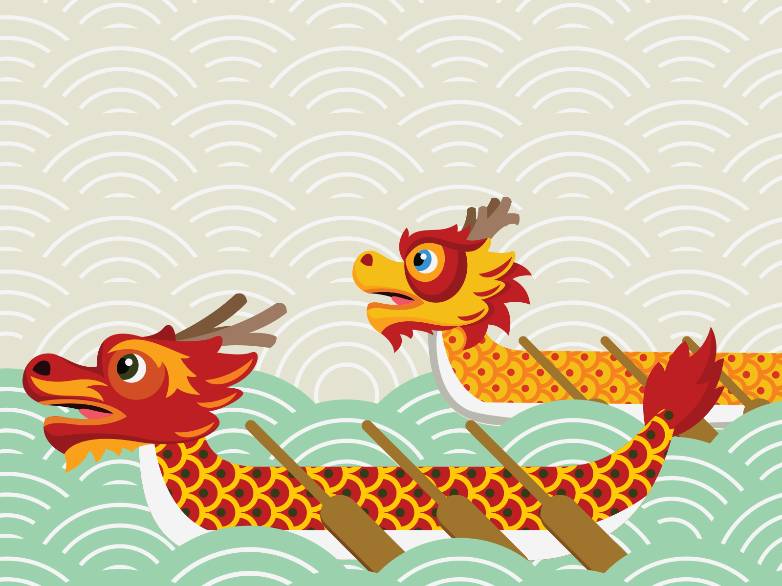 Asian dragon Backgrounds for Powerpoint Templates - PPT Backgrounds