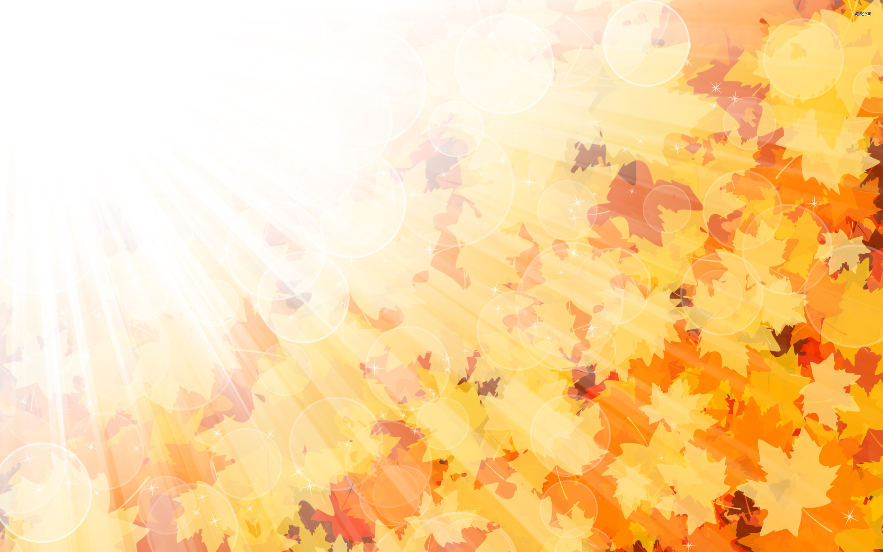 Autumn Leaf Backgrounds for Powerpoint Templates - PPT Backgrounds