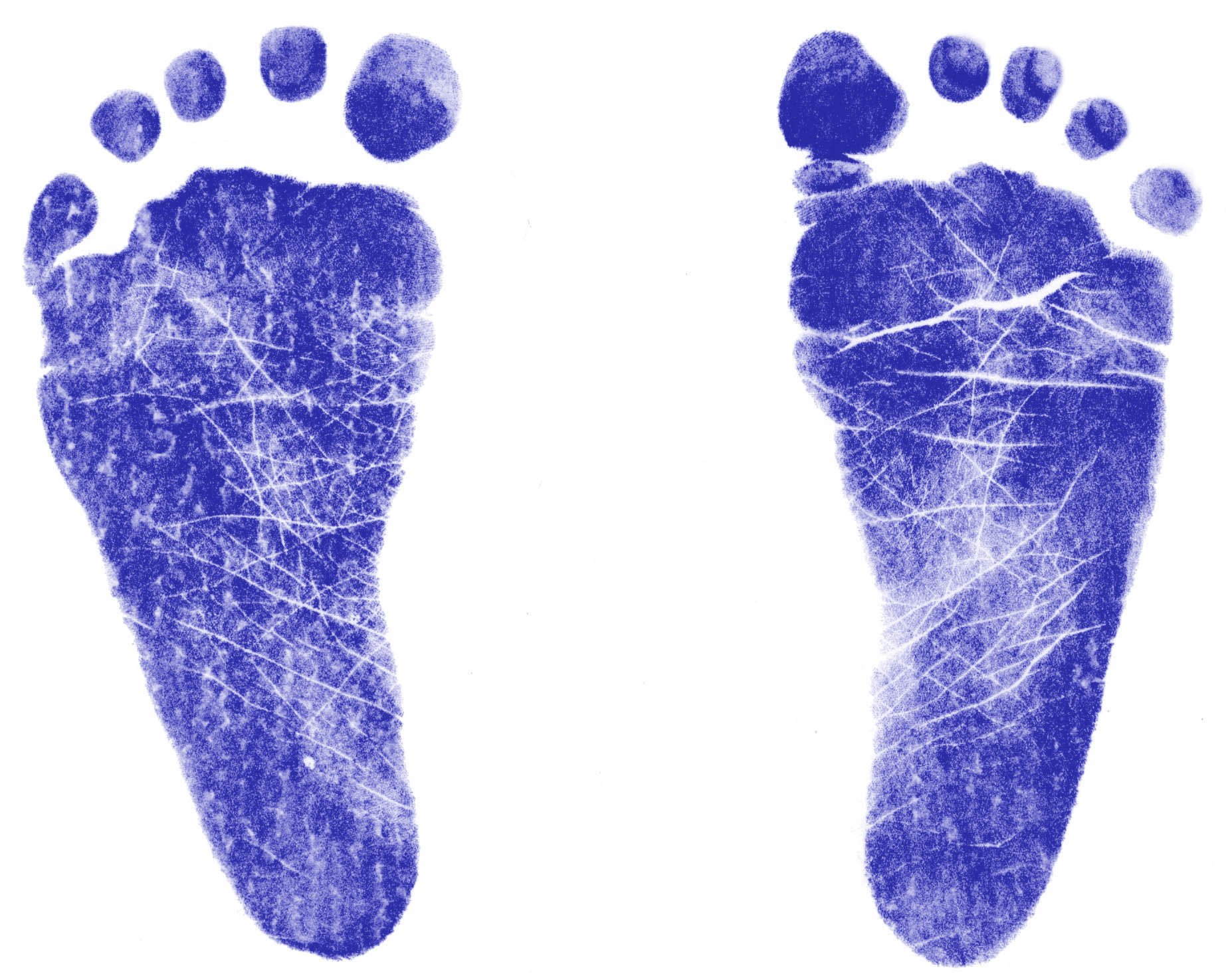 Baby Footprints Wallpaper Backgrounds for Powerpoint Templates - PPT ...