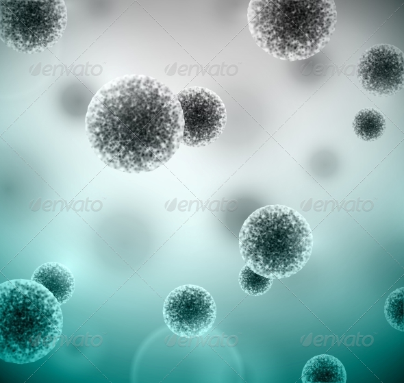 Background With Bacteria HealthMedicine Conceptual Slides Backgrounds ...