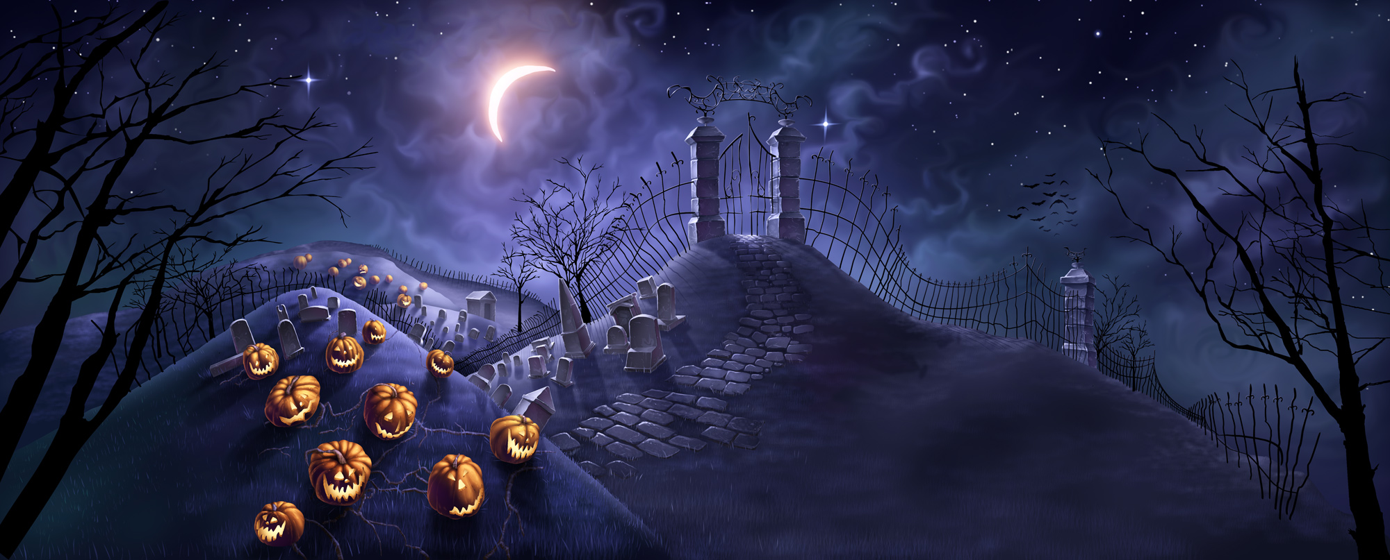 Backgrounds Scary Halloween Design Backgrounds for Powerpoint Templates ...