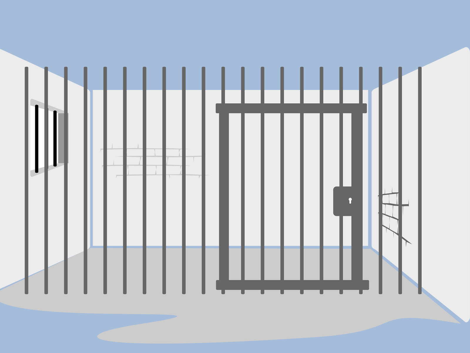 Bad Prison Backgrounds for Powerpoint Templates - PPT Backgrounds