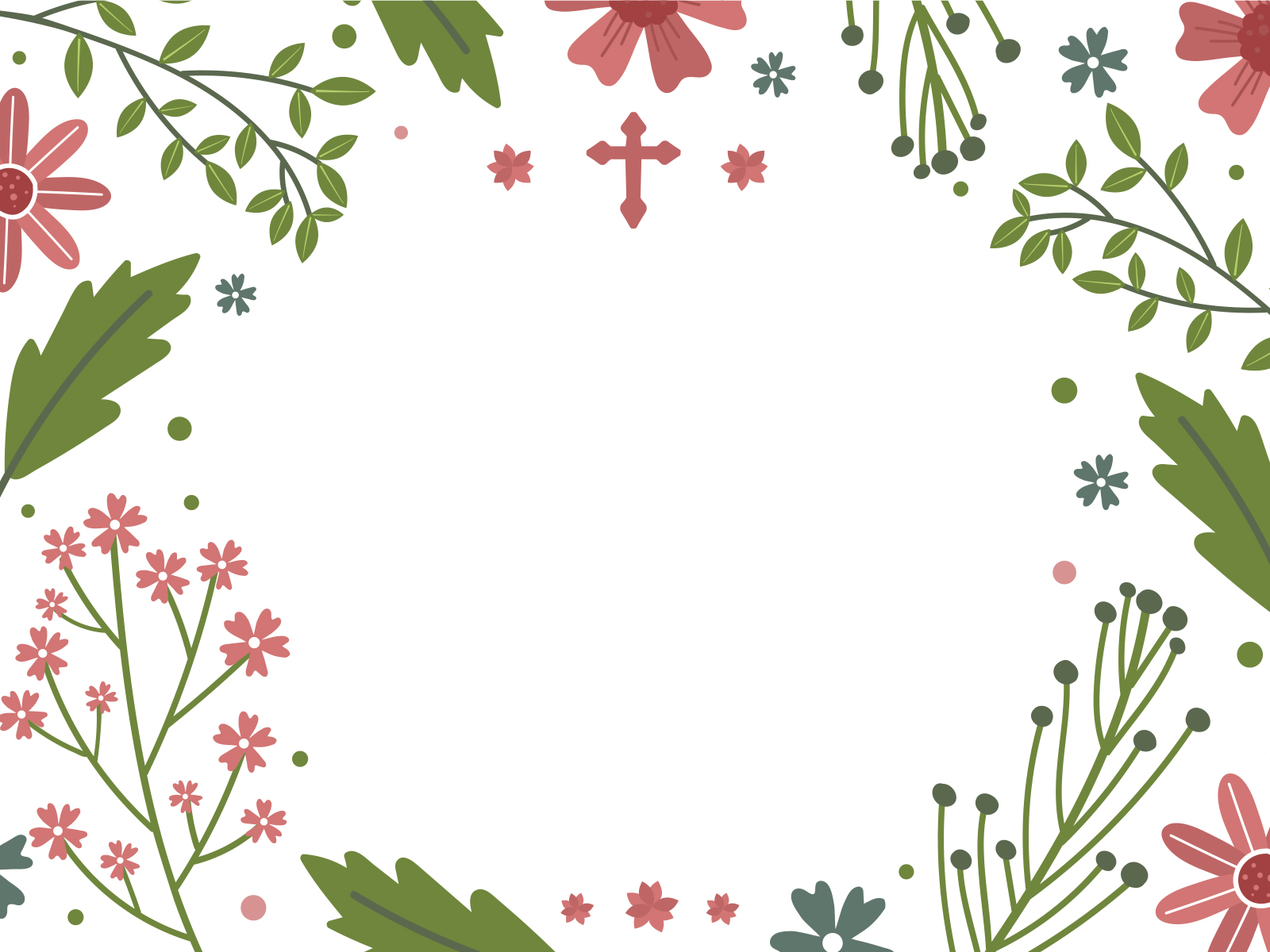 Baptism Invitation Backgrounds for Powerpoint Templates - PPT Backgrounds