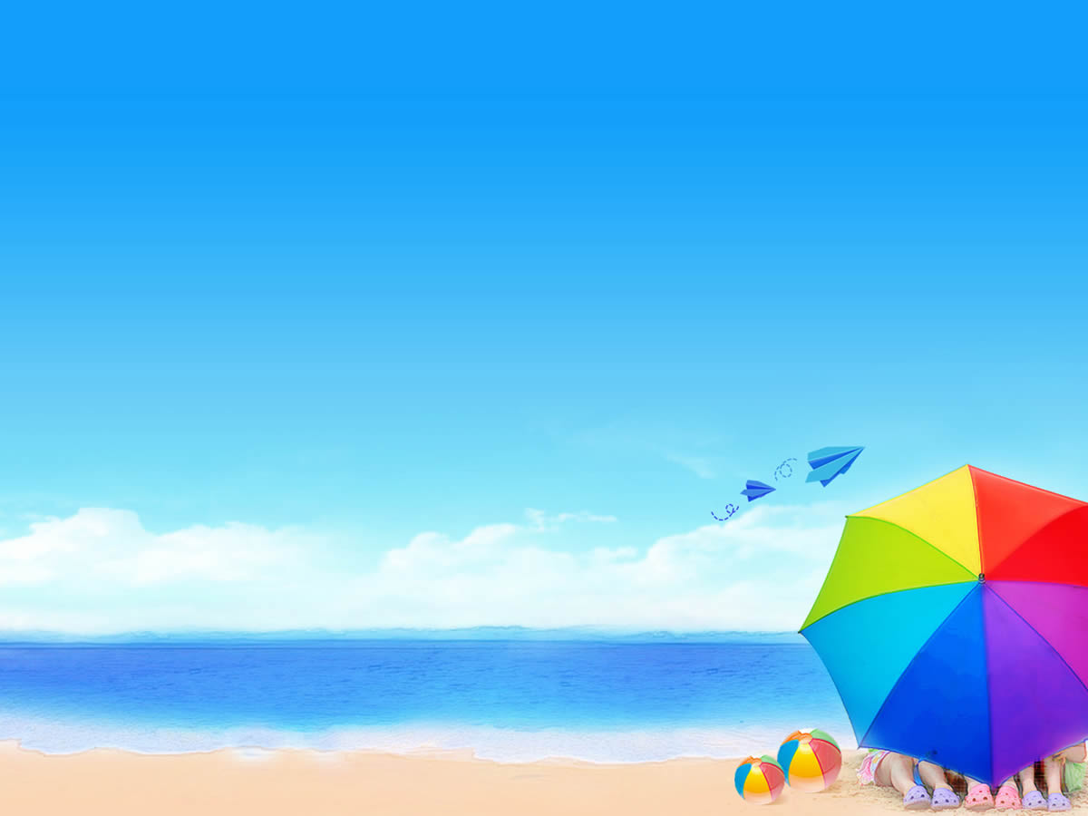 Beach Quality Backgrounds for Powerpoint Templates - PPT Backgrounds
