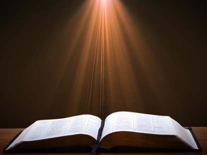 Bible Light Rays Backgrounds for Powerpoint Templates - PPT Backgrounds