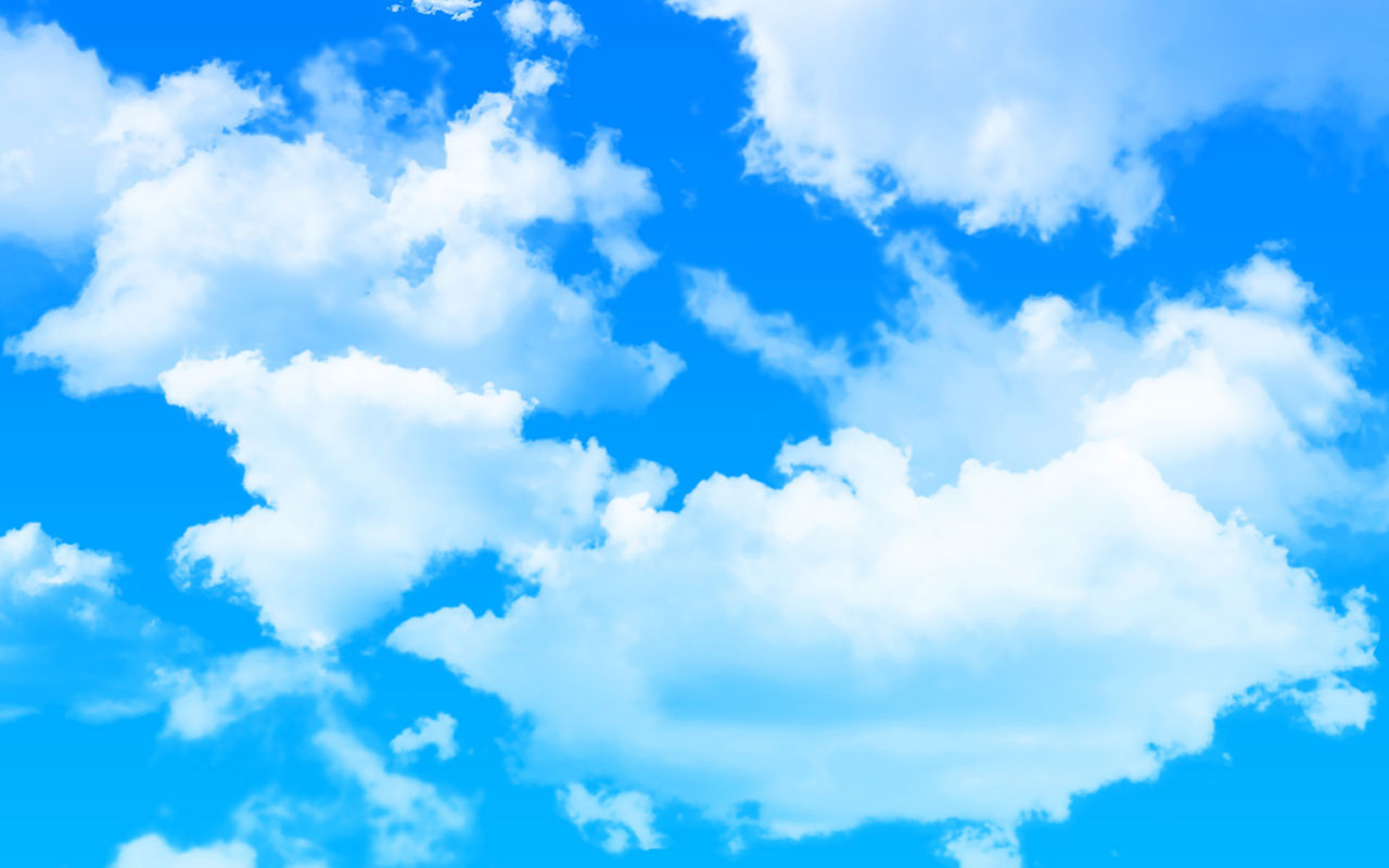 Blue Sky Backgrounds for Powerpoint Templates - PPT Backgrounds