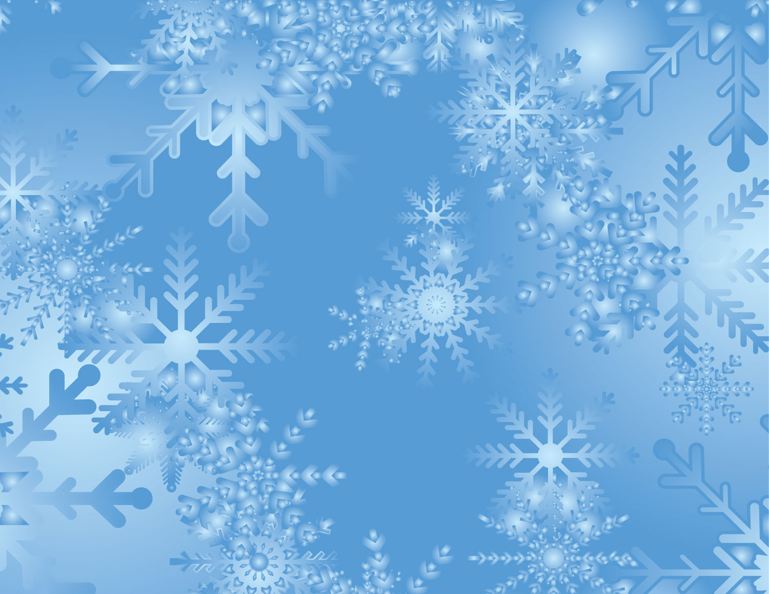 Blue Snowflake Quality Backgrounds for Powerpoint Templates - PPT ...