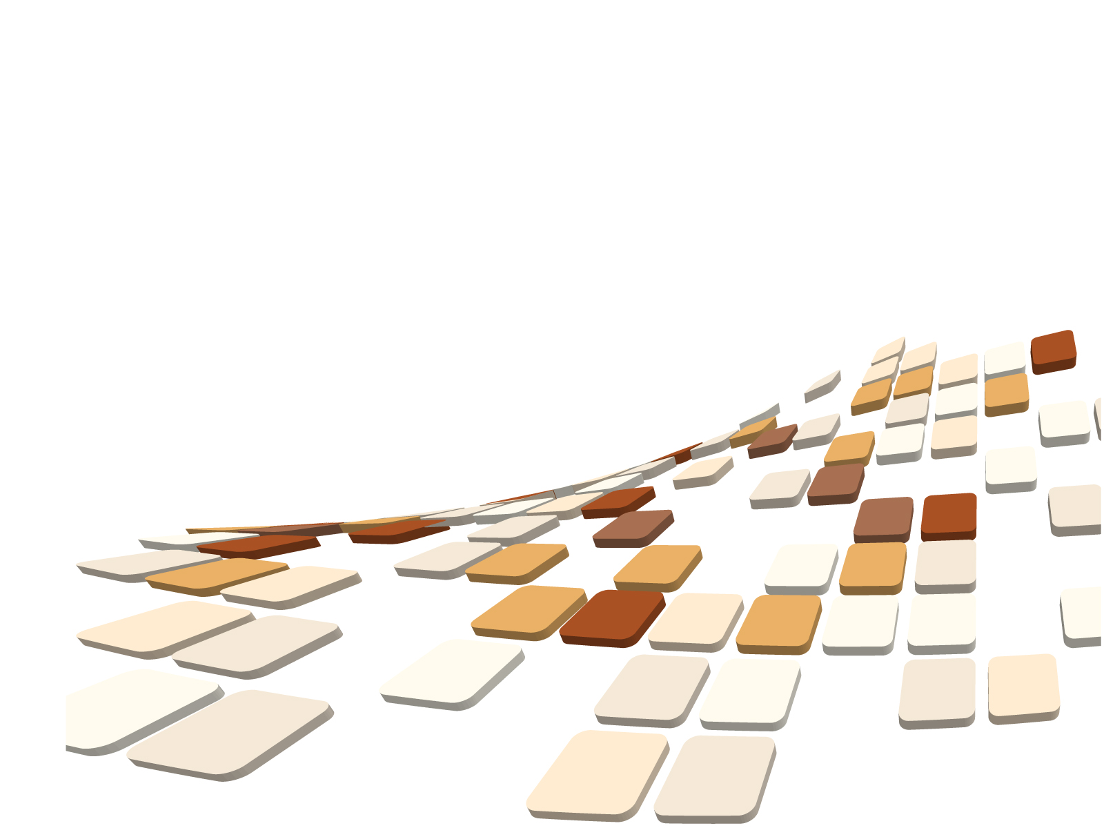 Brown and White Square PPT Template 3D Brown Grey Graphic Backgrounds ...