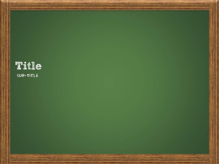 Chalkboard Template Slides Backgrounds for Powerpoint Templates - PPT ...