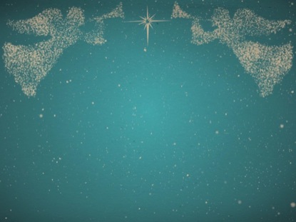 Christmas Angels Stars Frame Backgrounds for Powerpoint Templates - PPT ...