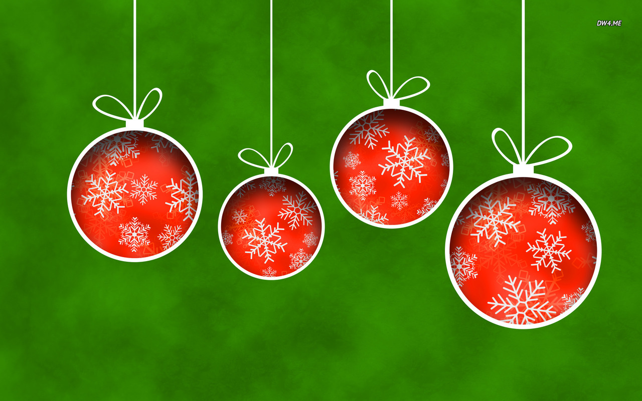 Christmas Ornaments Backgrounds for Powerpoint Templates - PPT Backgrounds