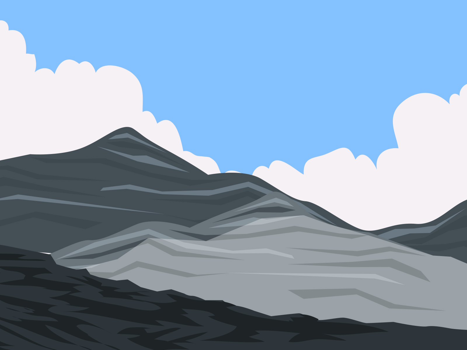 Cliff View Backgrounds for Powerpoint Templates - PPT Backgrounds