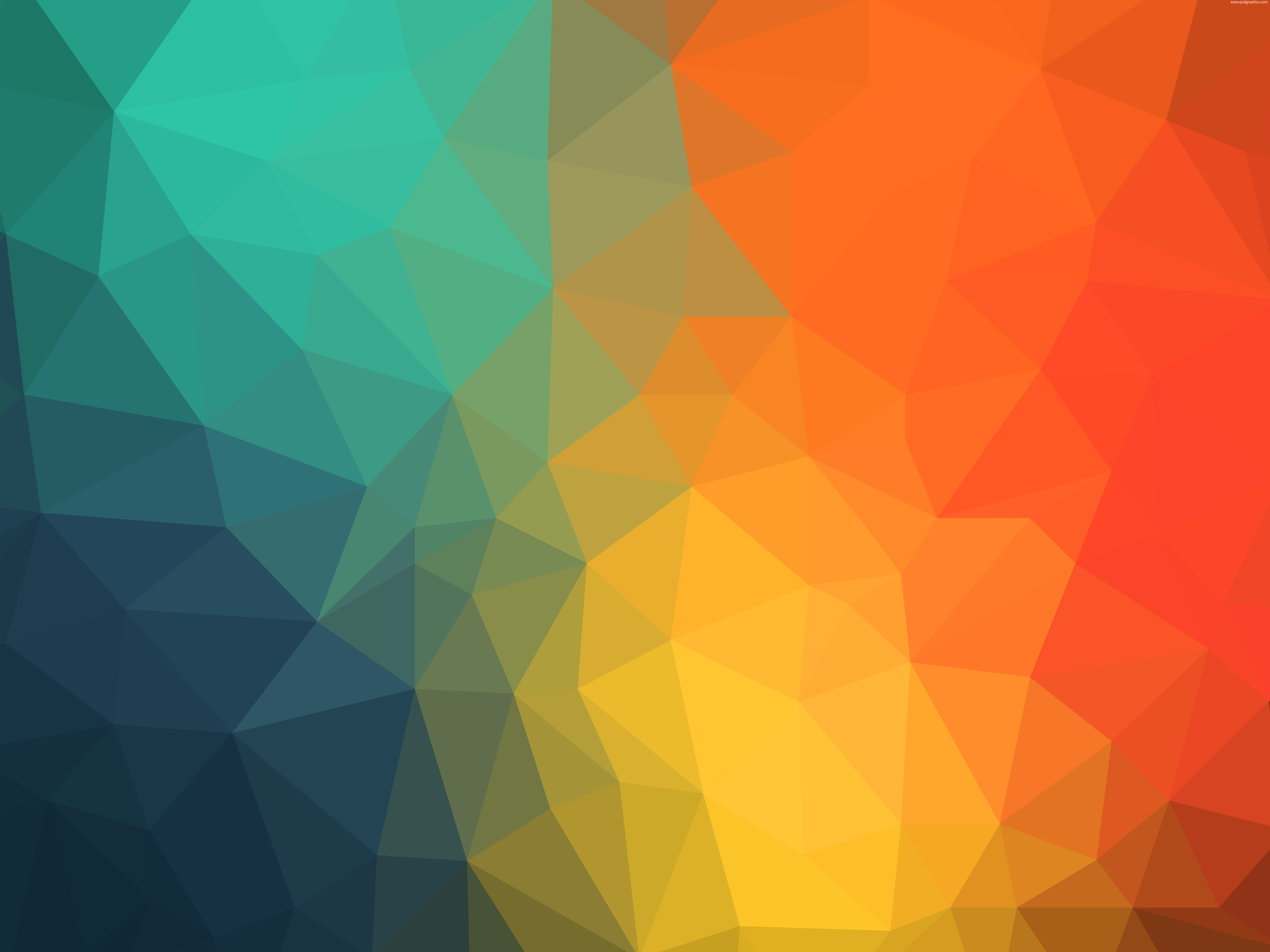 Colorful Triangles Backgrounds for Powerpoint Templates - PPT Backgrounds