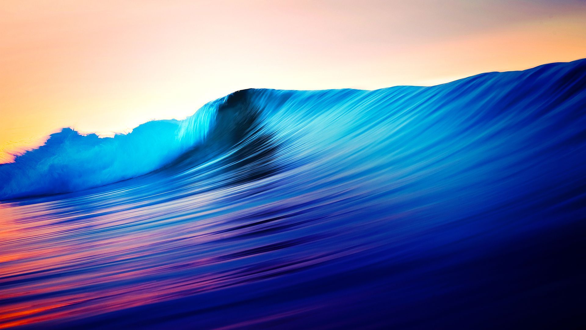 Colorful Waves image Backgrounds for Powerpoint Templates - PPT Backgrounds