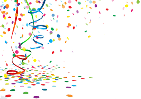 Confetti Decoration Graphic Backgrounds for Powerpoint Templates - PPT ...