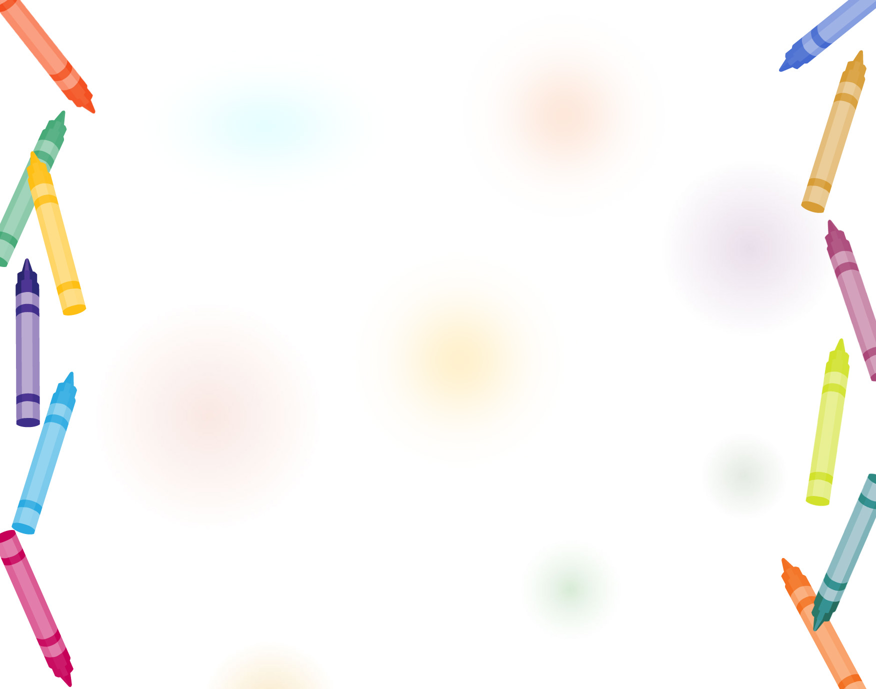 Crayons Crayons Backgrounds for Powerpoint Templates - PPT Backgrounds