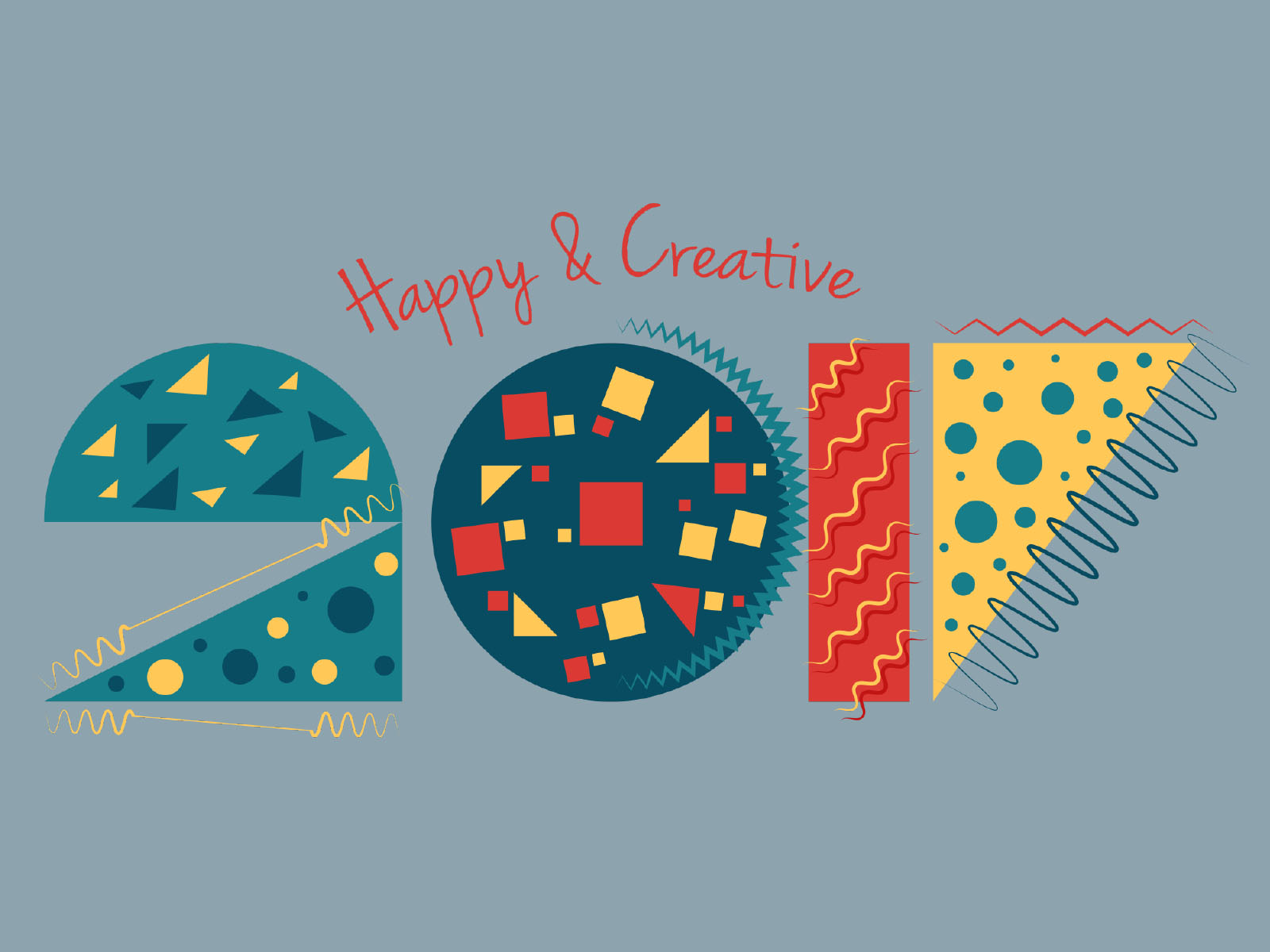 Creative New Year 2017 Backgrounds for Powerpoint Templates - PPT ...