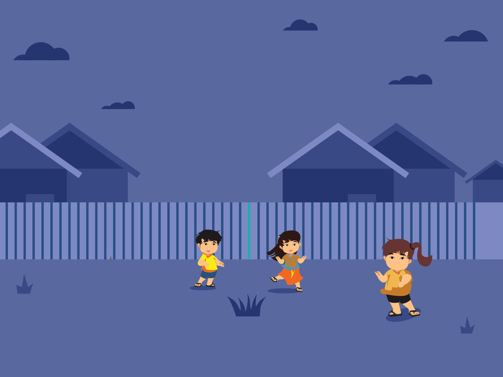 Cute Children Backgrounds for Powerpoint Templates - PPT Backgrounds