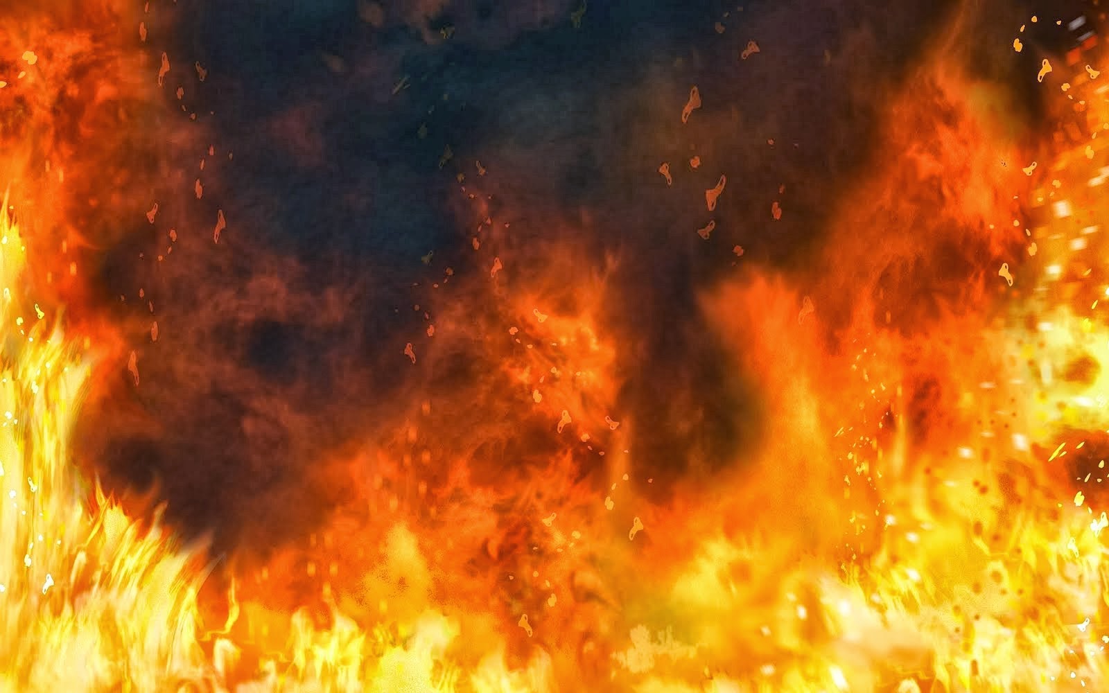 Dark Fire Download Backgrounds for Powerpoint Templates - PPT Backgrounds