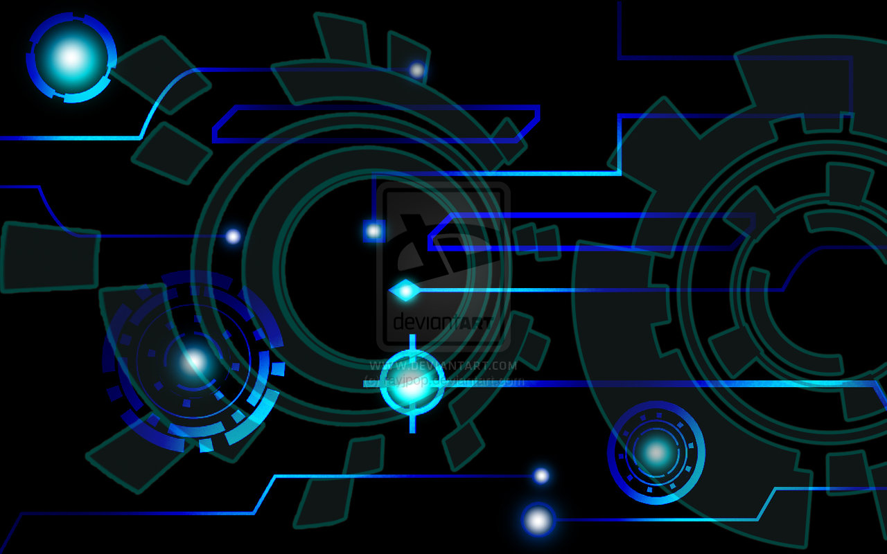 Desktop Technology Backgrounds for Powerpoint Templates - PPT Backgrounds