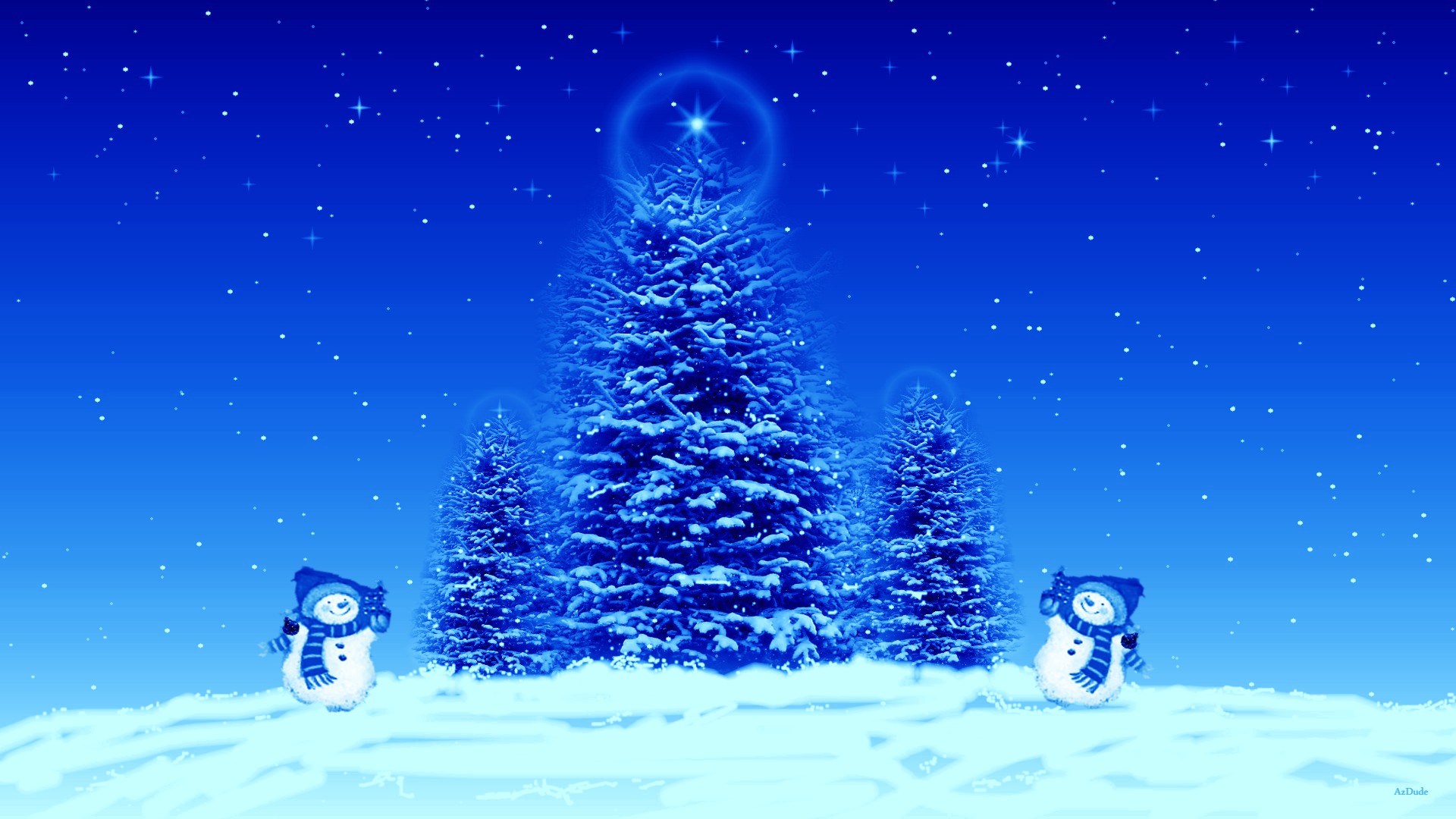 Download Free Blue Christmas Clipart Backgrounds for Powerpoint ...