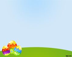 Easter For Clip Art Backgrounds for Powerpoint Templates - PPT Backgrounds