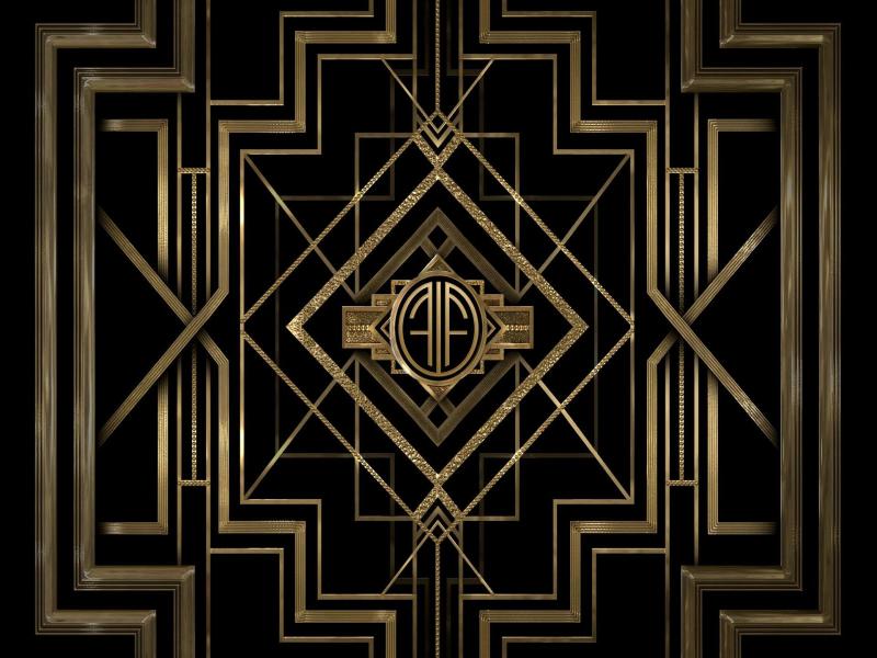  Art Deco Slides Template 