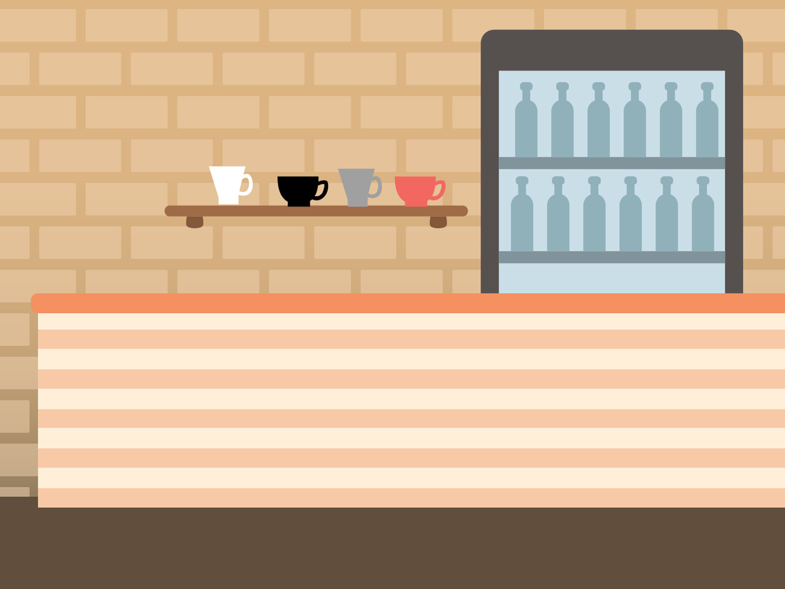 Empty Bar Backgrounds for Powerpoint Templates - PPT Backgrounds