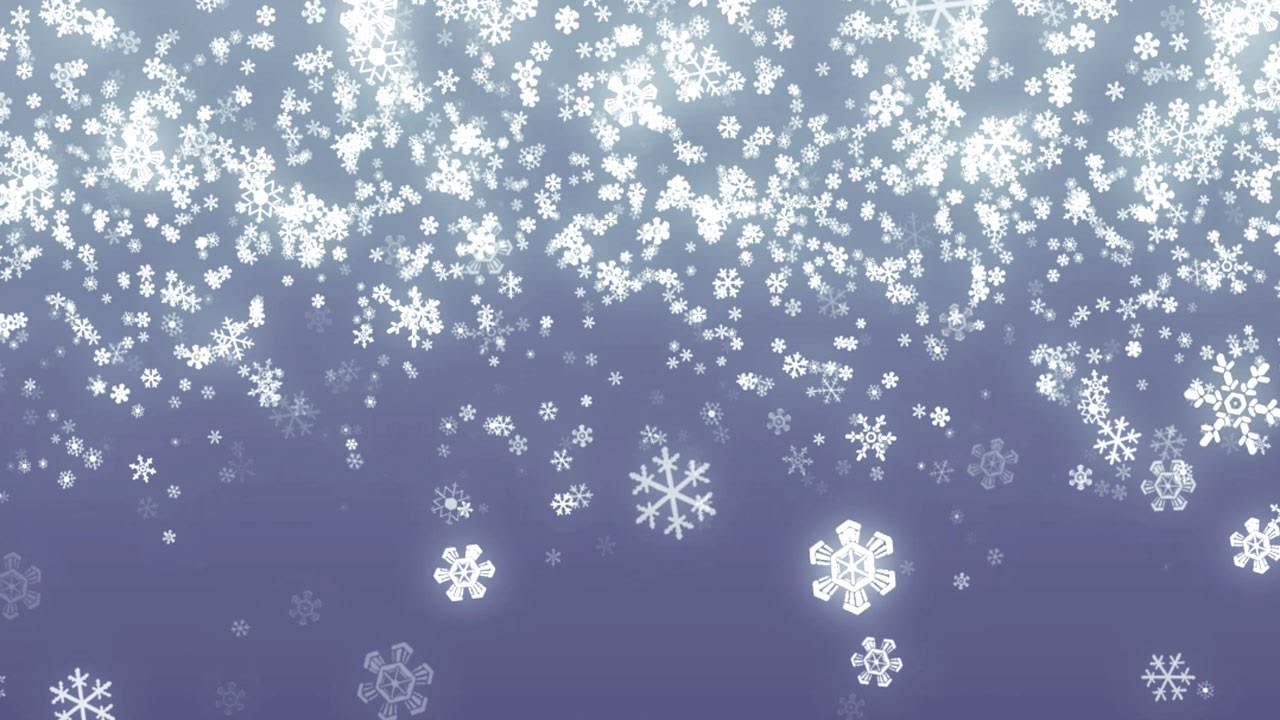 Falling Snowflakes Backgrounds for Powerpoint Templates - PPT Backgrounds