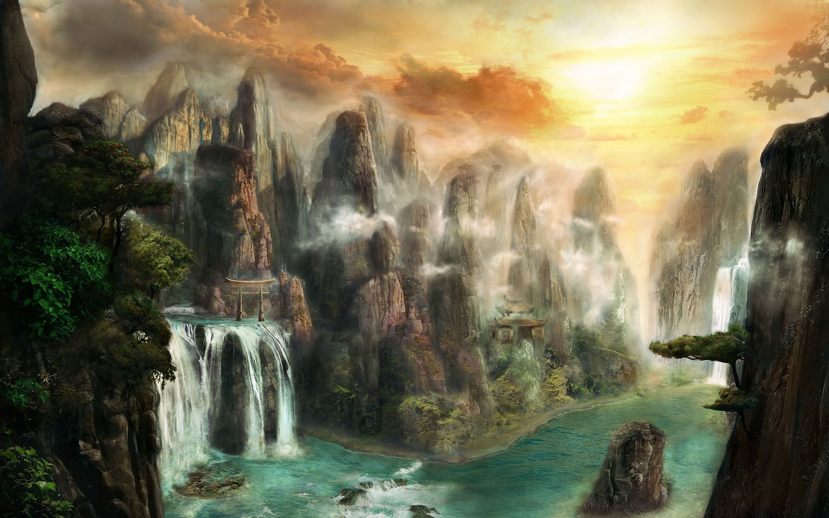 Fantasy 22 Quality Backgrounds for Powerpoint Templates - PPT Backgrounds