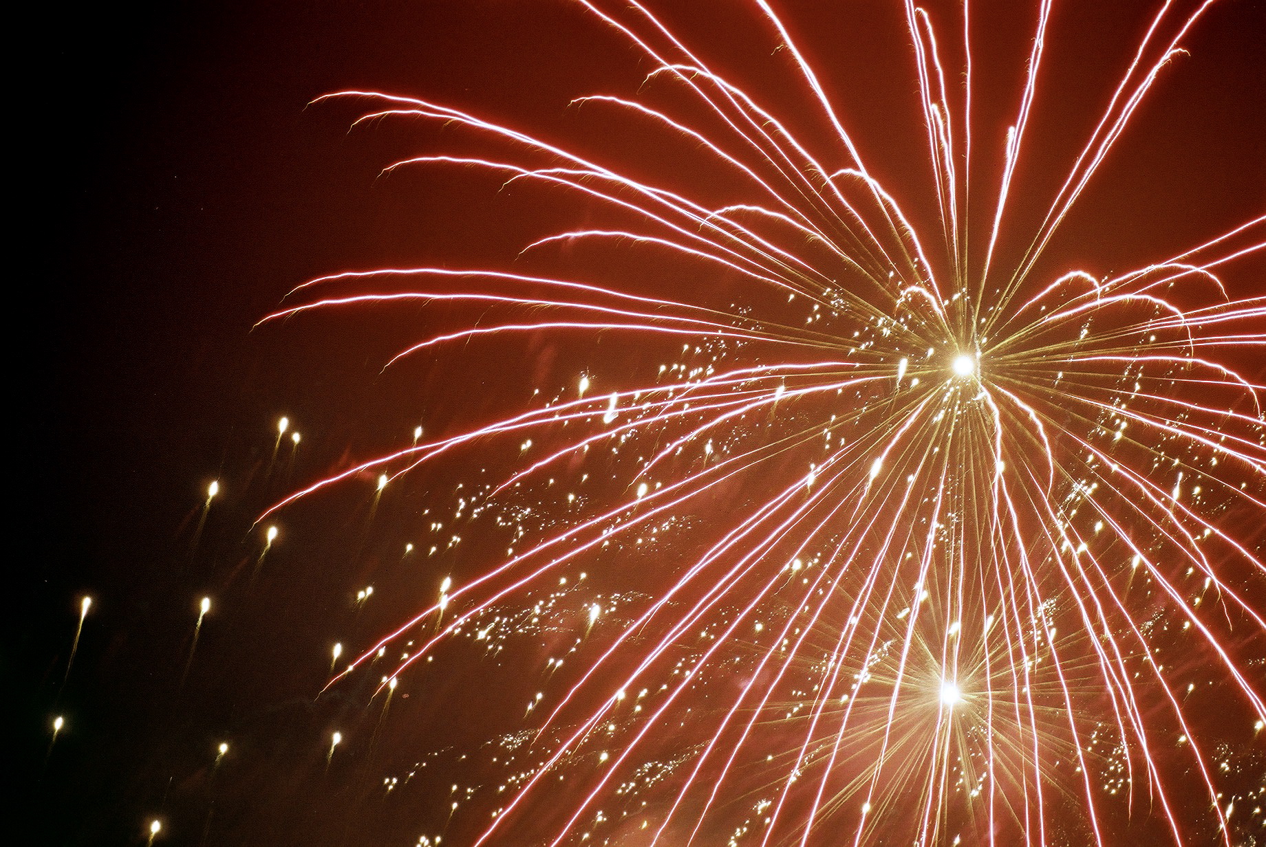 Fireworks Backgrounds for Powerpoint Templates - PPT Backgrounds