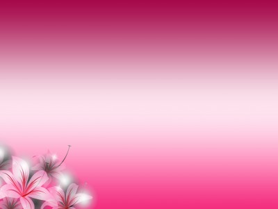 Floral Pink Flowers Backgrounds for Powerpoint Templates - PPT Backgrounds