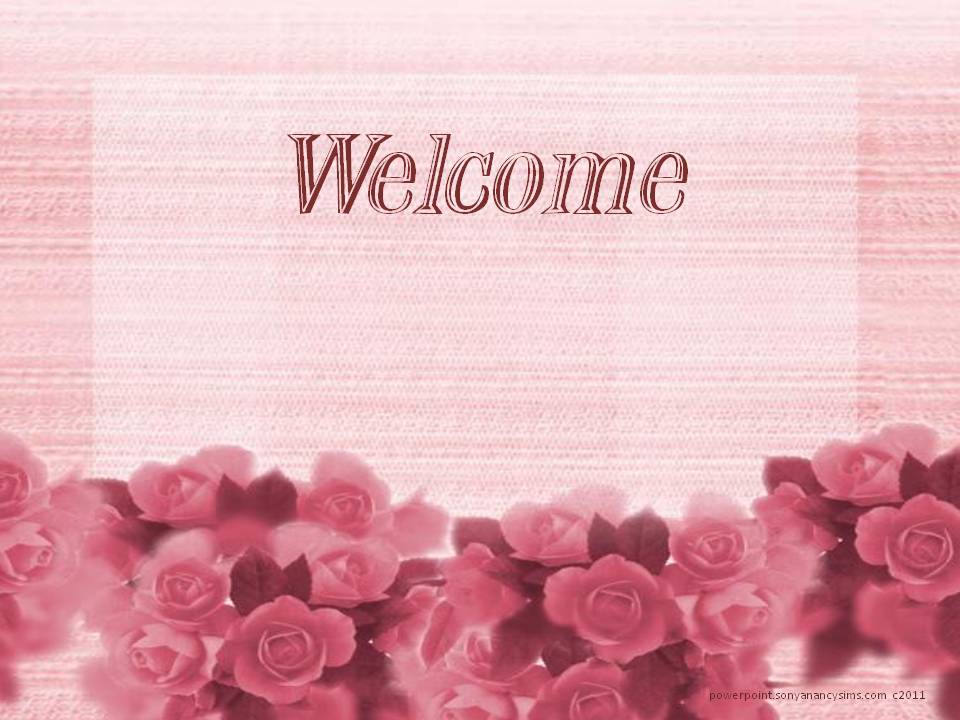 Floral Welcome Download Backgrounds for Powerpoint Templates - PPT ...