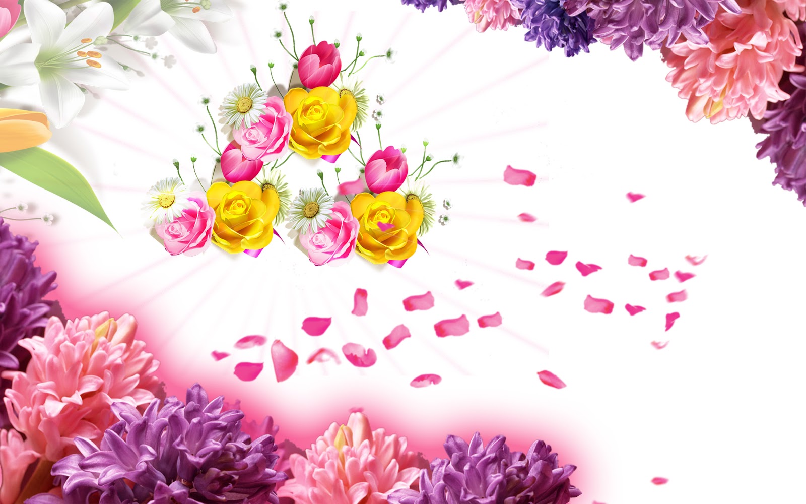 Flower Backgrounds for Powerpoint Templates - PPT Backgrounds