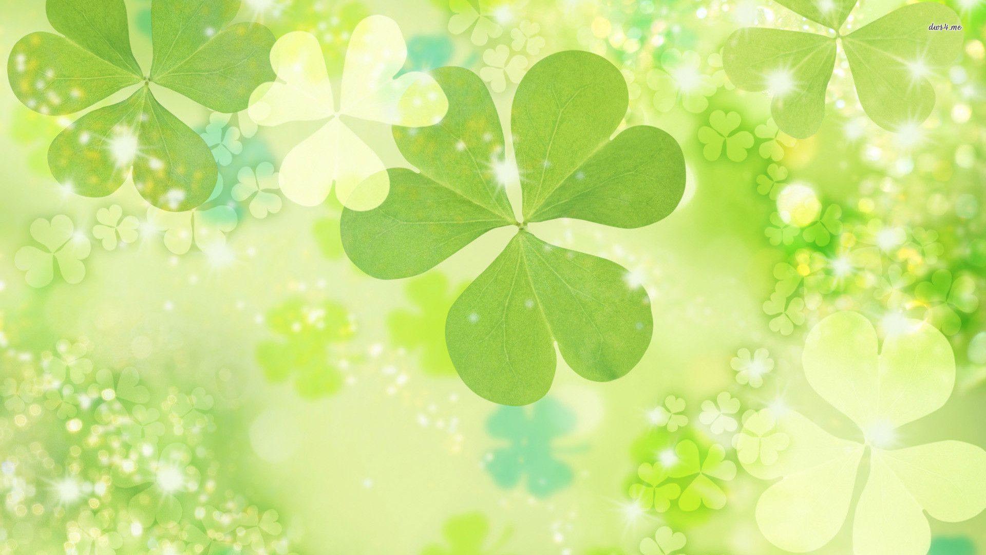 Four Leaf Clover Graphic Backgrounds for Powerpoint Templates - PPT ...