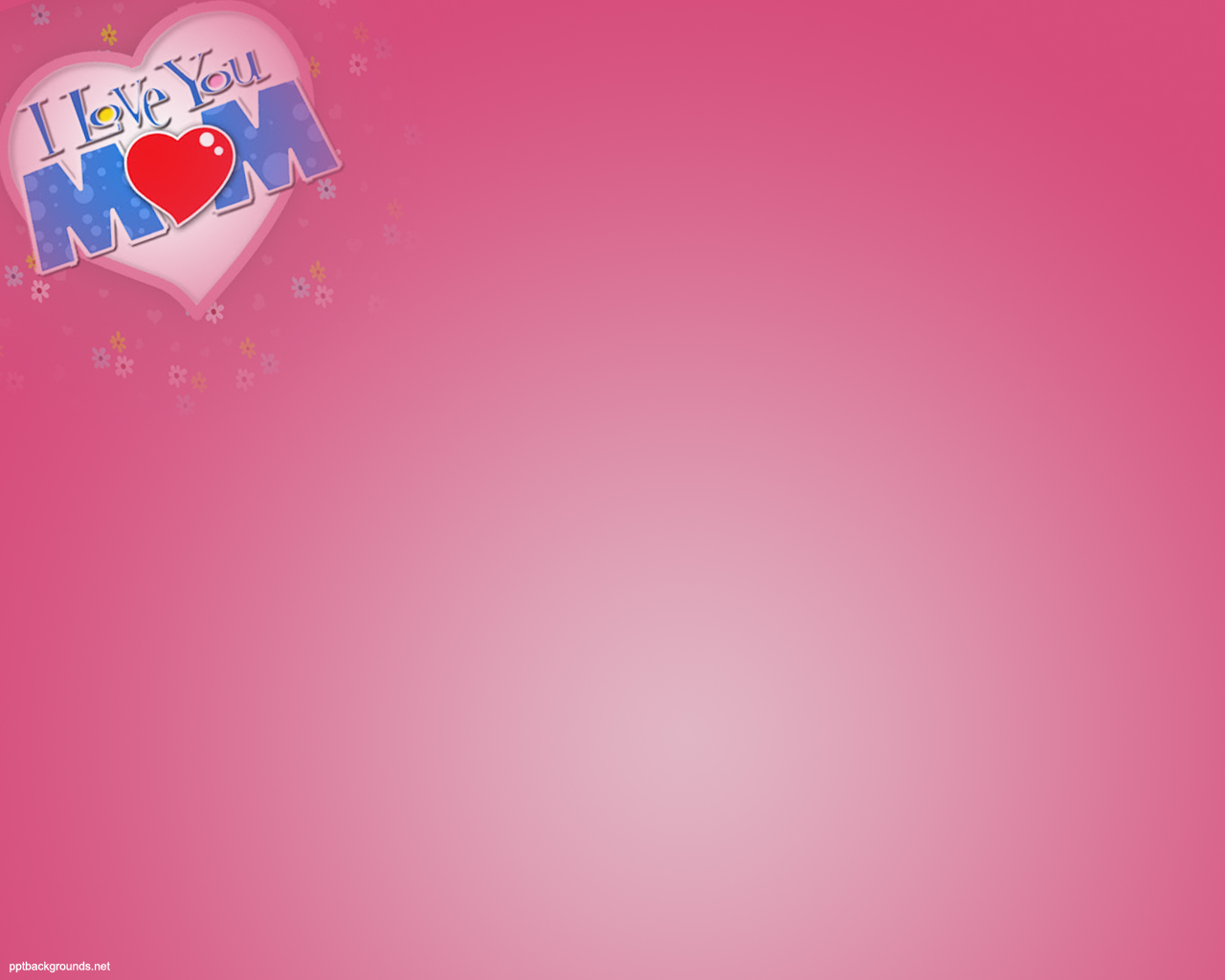 Free I Love Mom For PowerPoint Events Template Backgrounds for ...