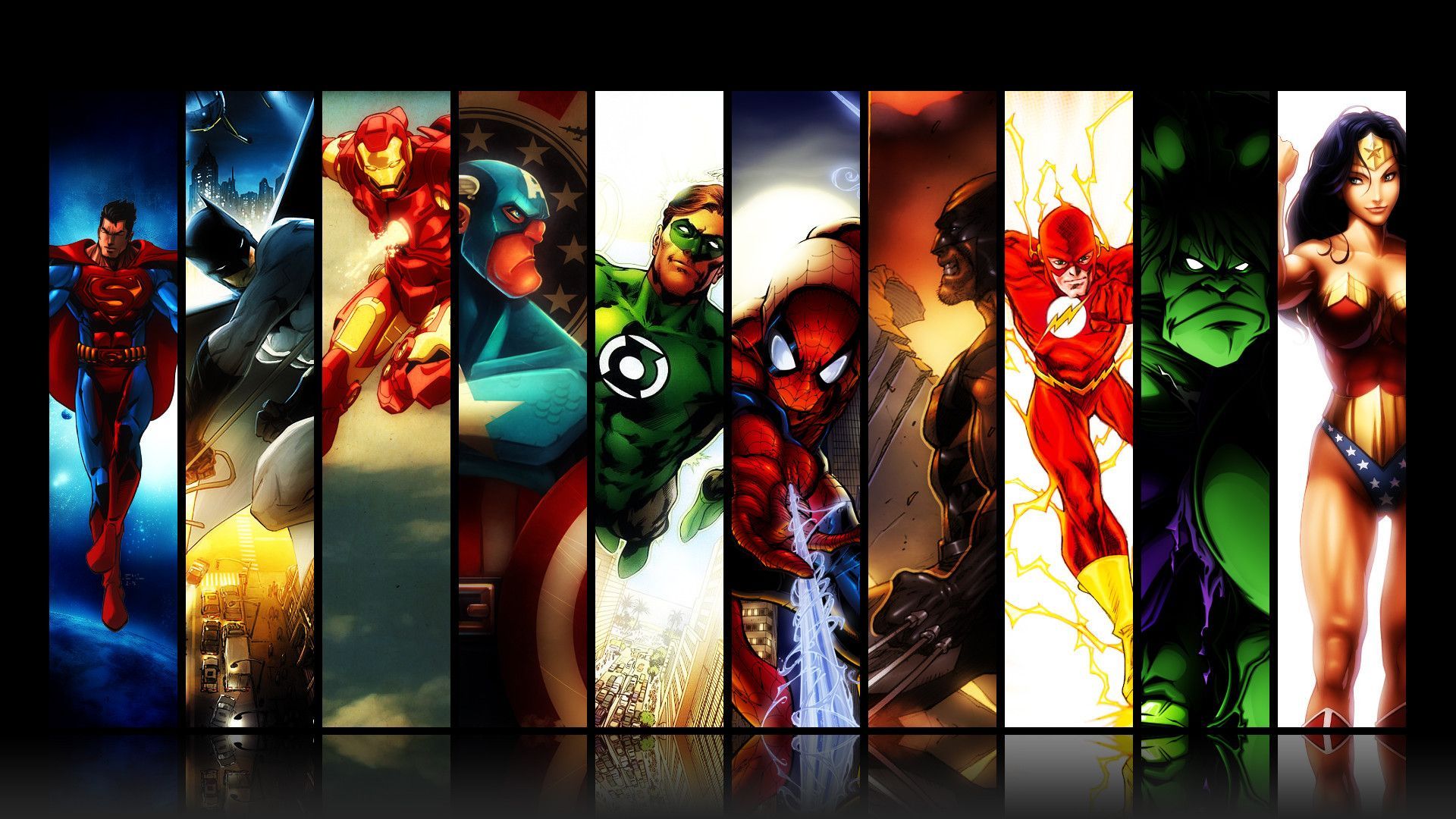 Free Superheros Cave Art Backgrounds for Powerpoint Templates - PPT ...