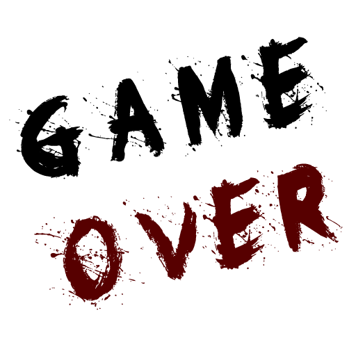 Game Over Png Slides Backgrounds for Powerpoint Templates - PPT Backgrounds