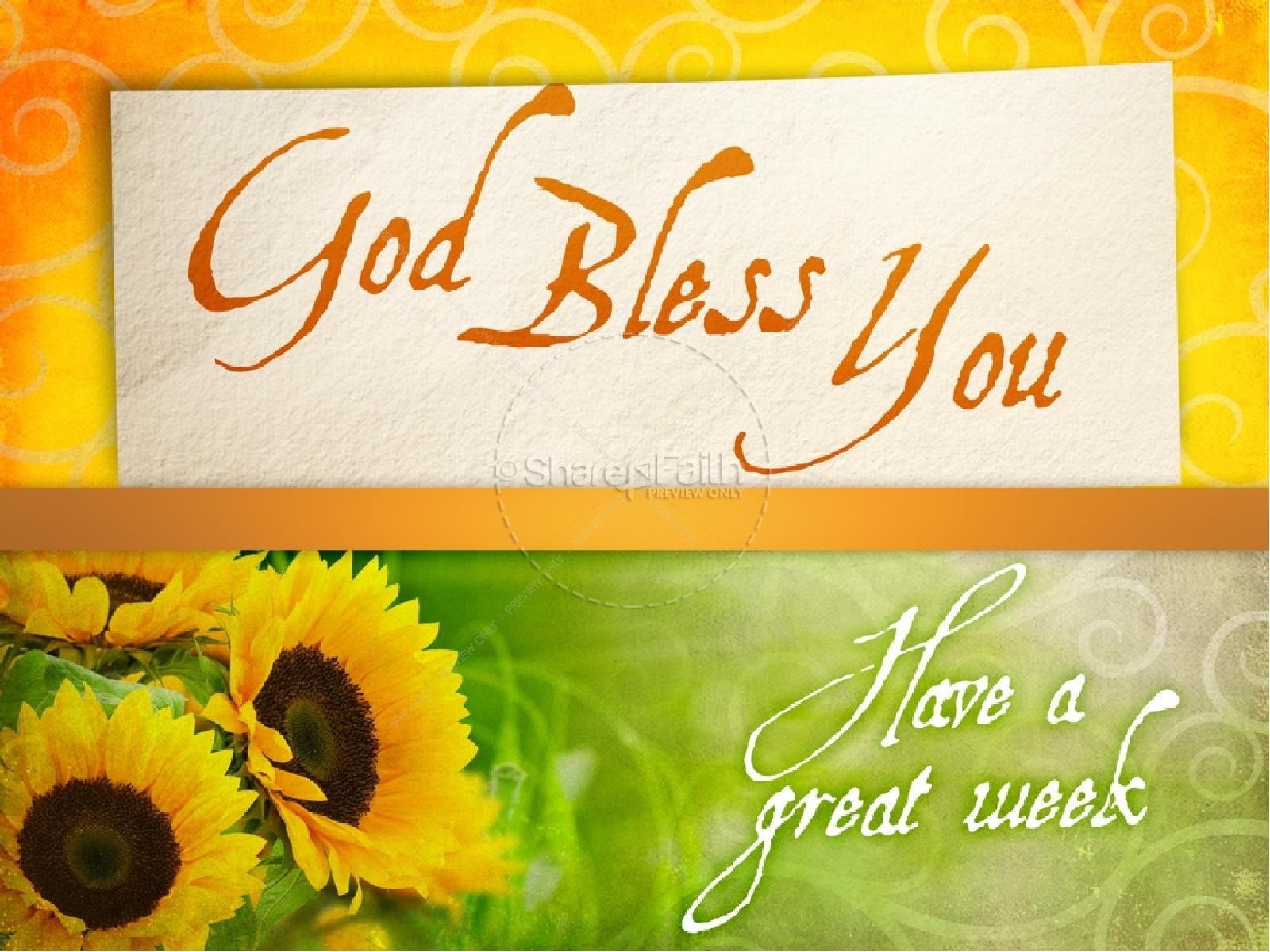 God Bless Template Backgrounds for Powerpoint Templates - PPT Backgrounds