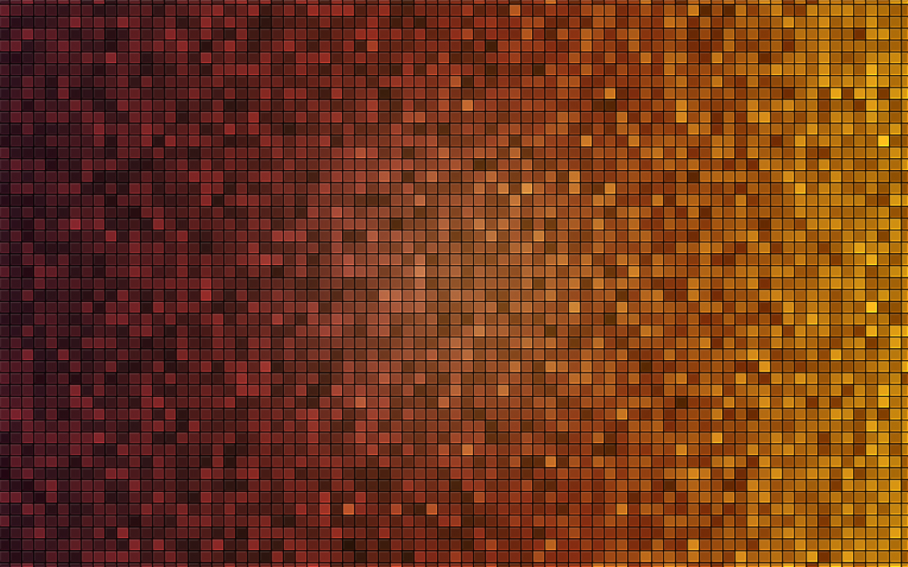 Golden Pixel Art Backgrounds for Powerpoint Templates - PPT Backgrounds