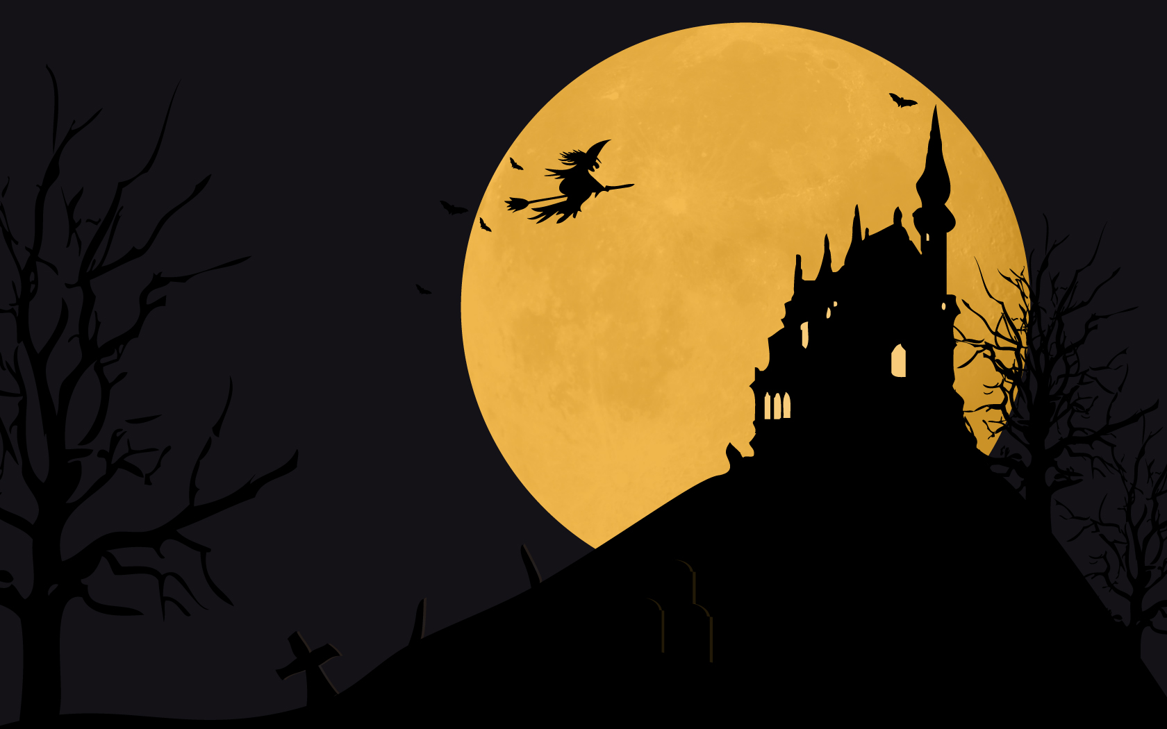 Halloween Frame Backgrounds for Powerpoint Templates - PPT Backgrounds