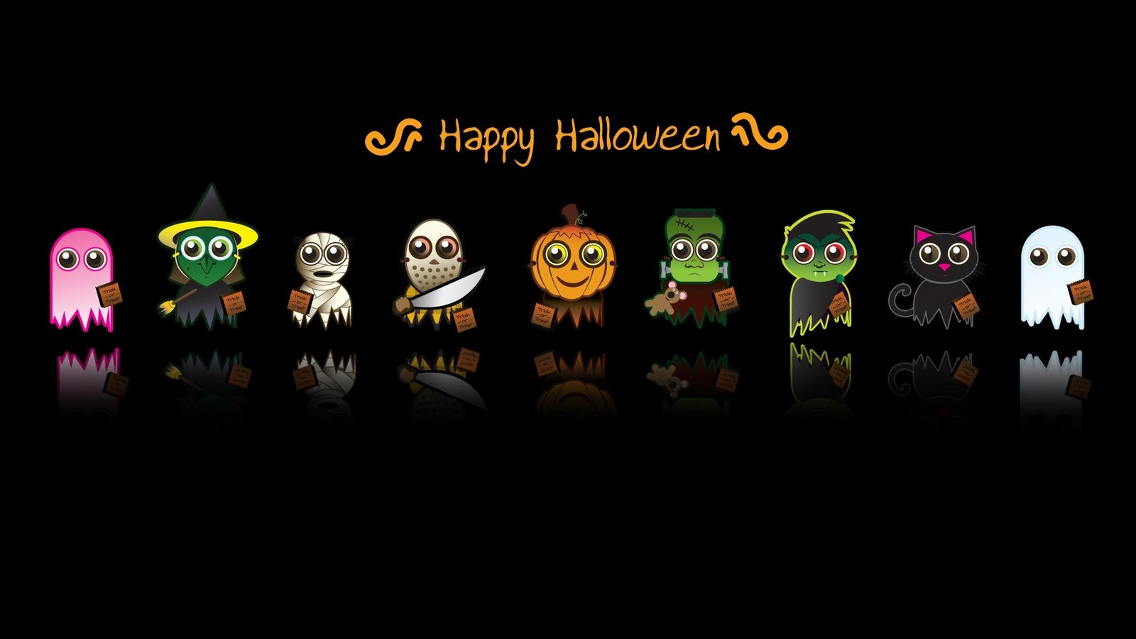 Halloween Graphic Backgrounds for Powerpoint Templates - PPT Backgrounds