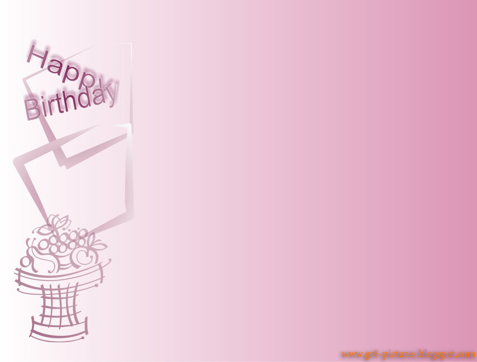 Happy Birthday Card Wallpaper Backgrounds for Powerpoint Templates ...