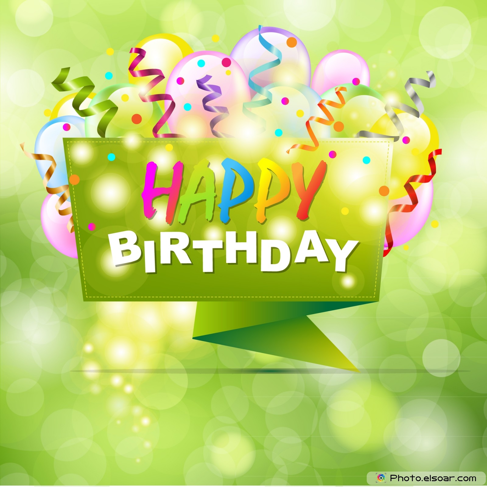Happy Birthday With Origami and Bokeh Quality Backgrounds for ...