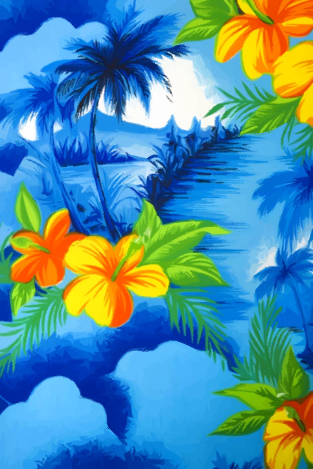 Hawaiian Photo Graphic Backgrounds for Powerpoint Templates - PPT ...