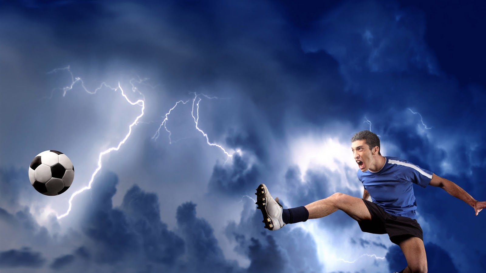 HD Football Soccer Backgrounds for Powerpoint Templates - PPT Backgrounds
