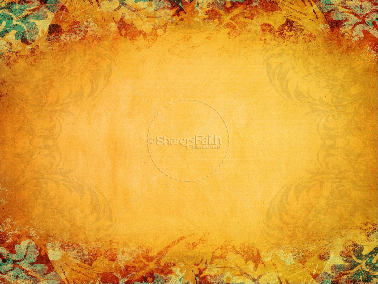 Heart Of Thanksgiving PowerPoint Fall Thanksgiving PowerPoints Template ...